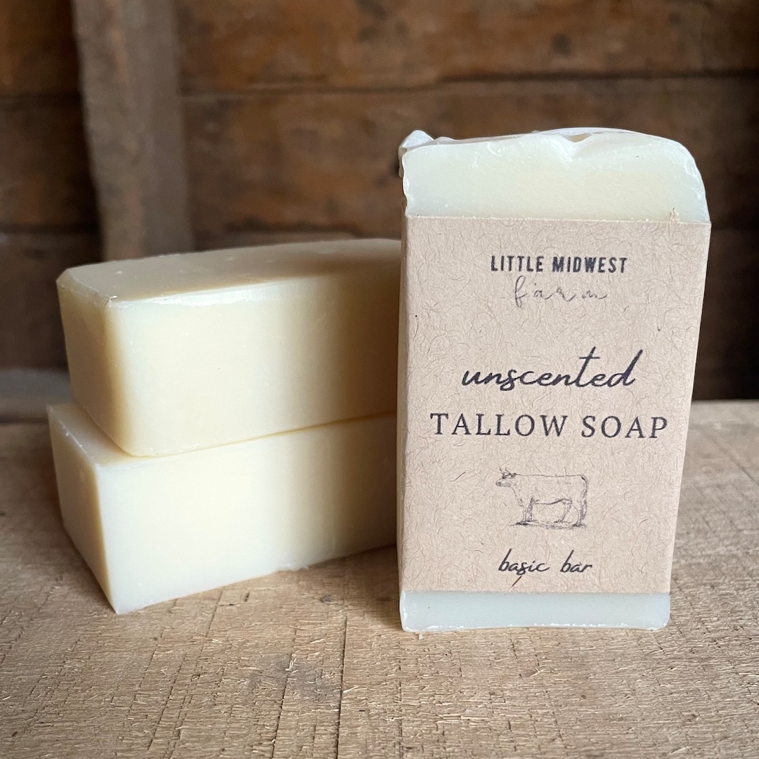 Grass Fed Tallow Soap Gentle 100% Grass Fed Tallow Face Soap/hand Soap ...