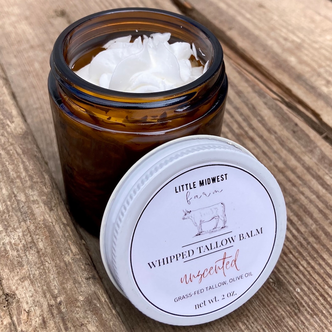Grass-fed Whipped Beef Tallow Balm | Grass-finished Tallow Skincare ...