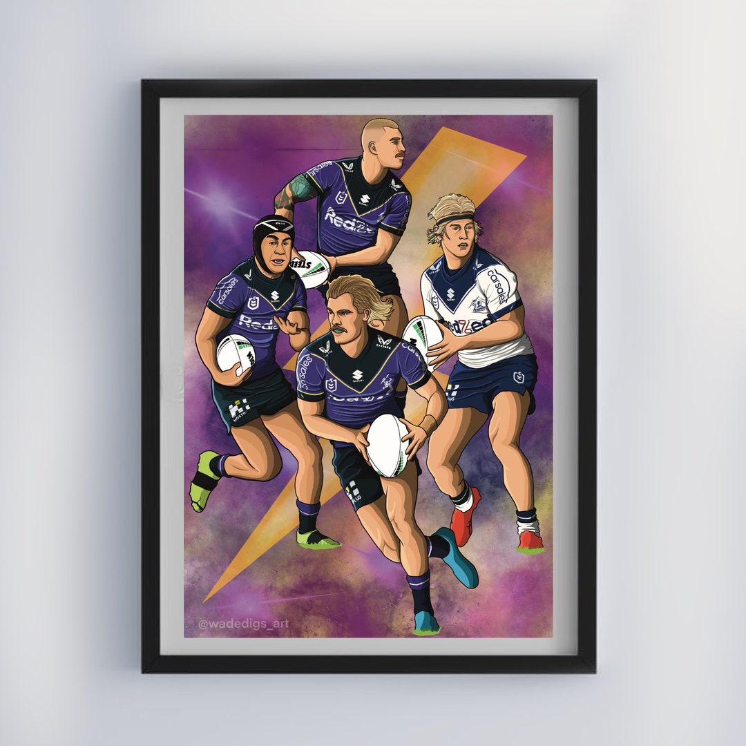 Melbourne Storm Poster - Etsy
