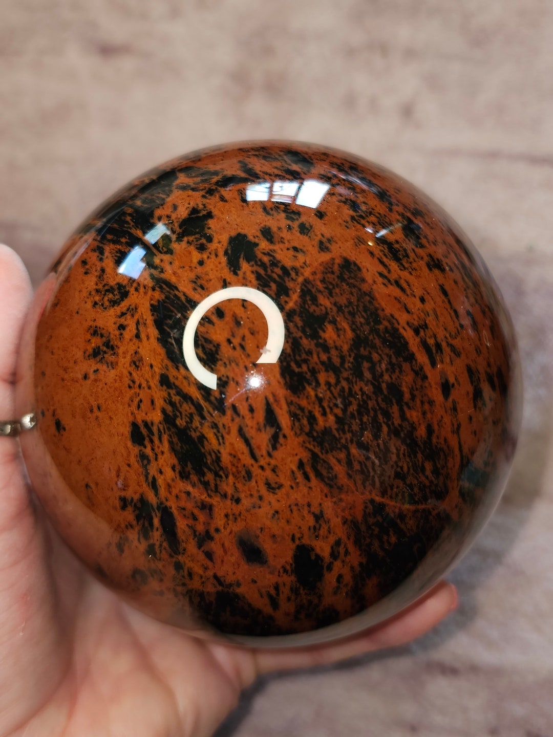 Mahogany Obsidian Sphere 1790g 100mm - Etsy