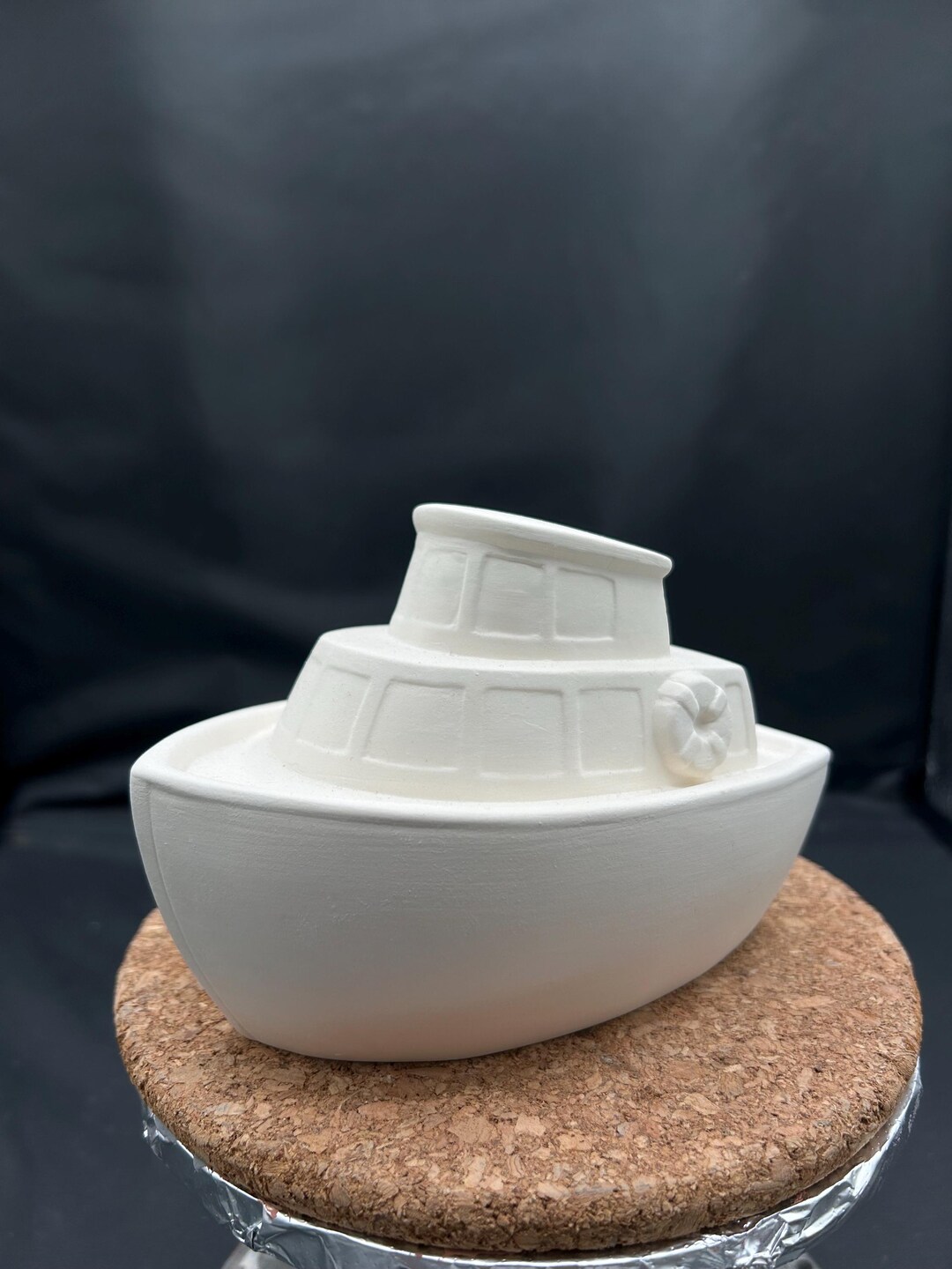 Bisqueware Ceramic Boat: Hand-poured DIY Project - Etsy