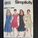 Vintage Simplicity Pattern 8946 Flared Dress - Etsy
