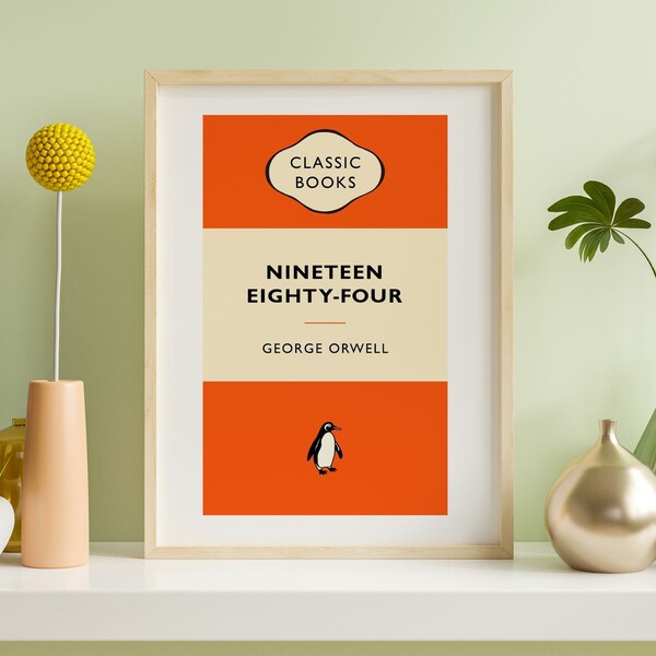Penguin Book Poster - Etsy UK