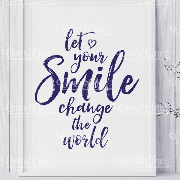 Let Your Smile - Etsy
