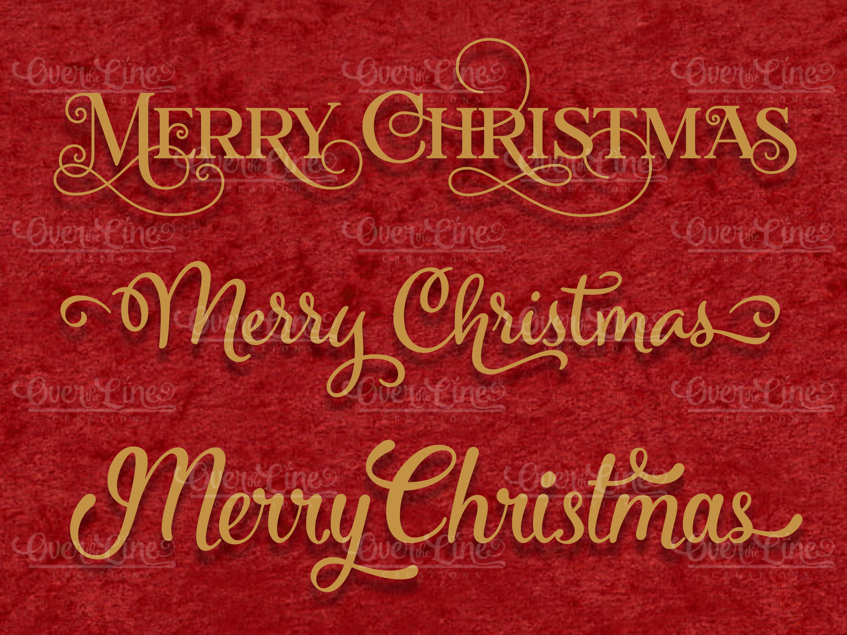 Merry Christmas Font Bundle OTL1 SVG - Etsy