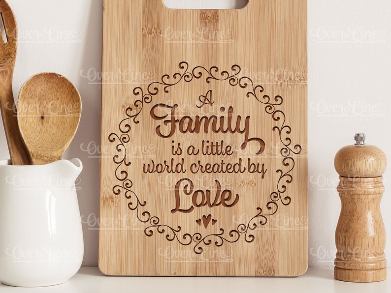 A Family is a Little World Created by Love SVG/PNG/EPS - Etsy