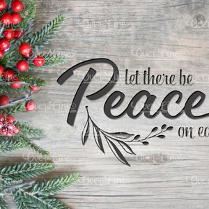 Let There Be Peace on Earth SVG - Etsy