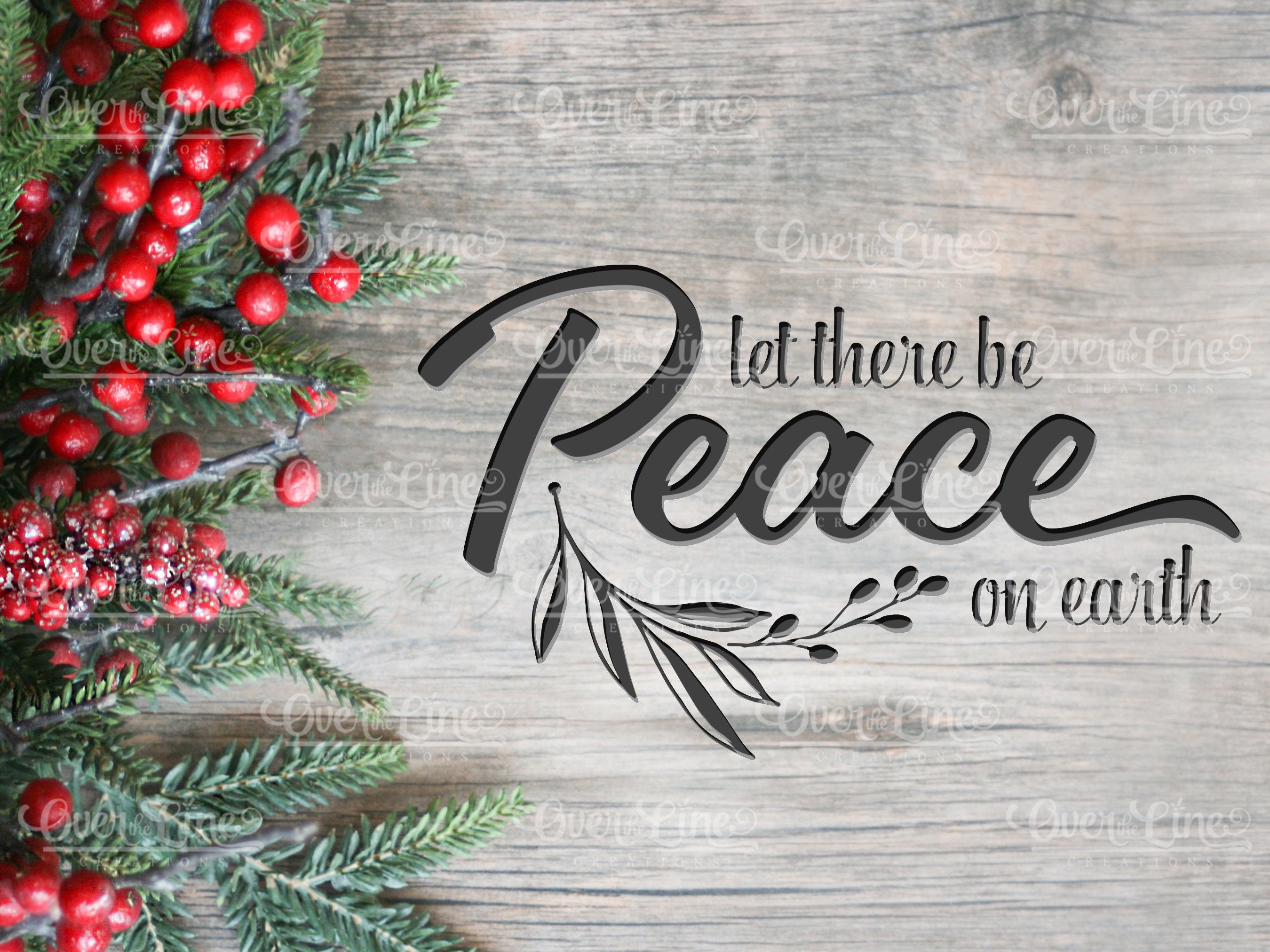 Let There Be Peace on Earth SVG - Etsy