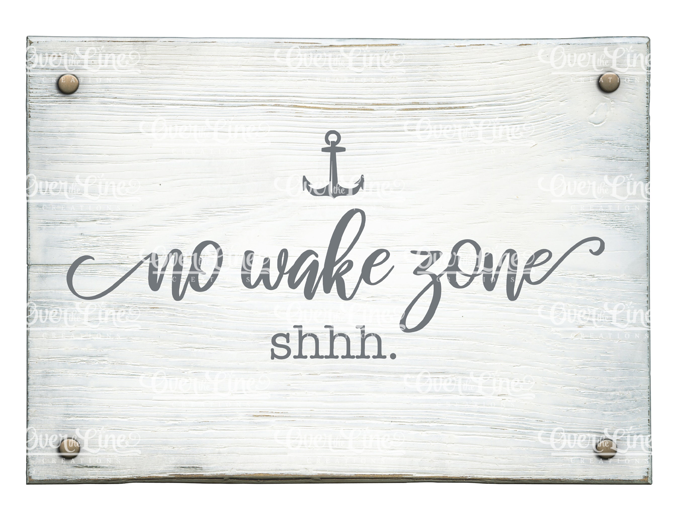 Shhh No Wake Zone SVG - Etsy