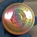 Rainbow Toned Aztec Warrior & Calendar 5oz Copper Round Unique and One ...