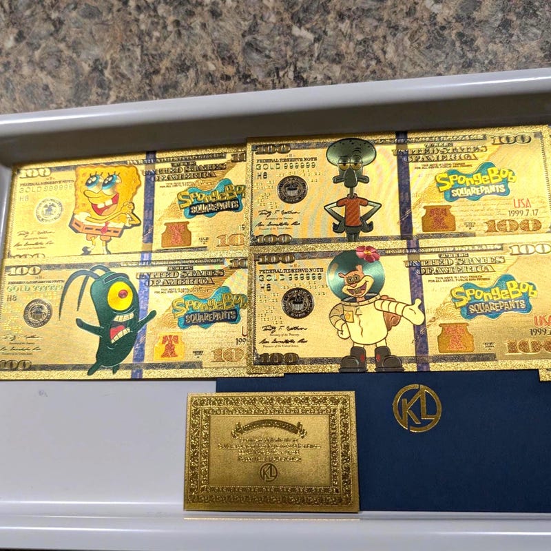 Spongebob Money - Etsy