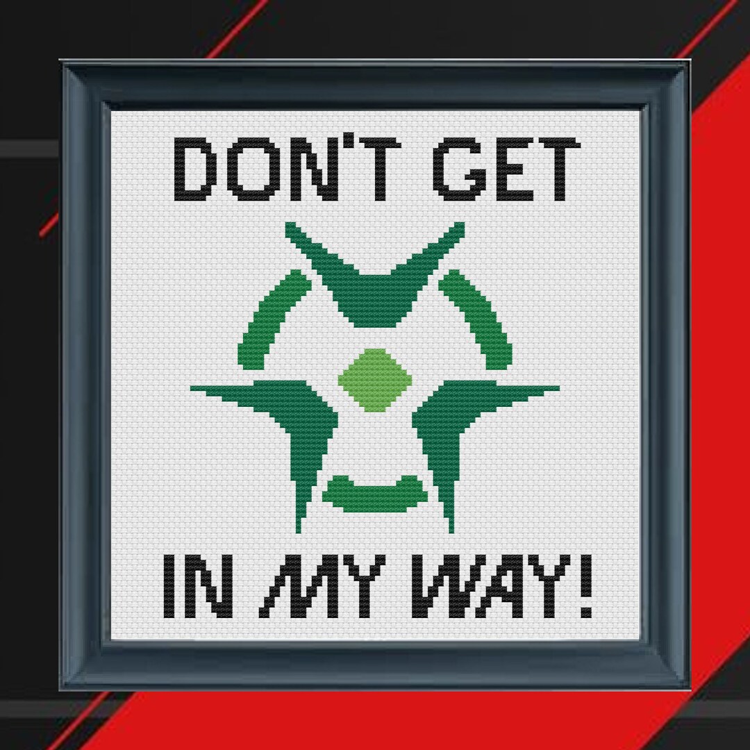 Viper Valorant Cross Stitch Pattern – Don’t Get in My Way (digital ...