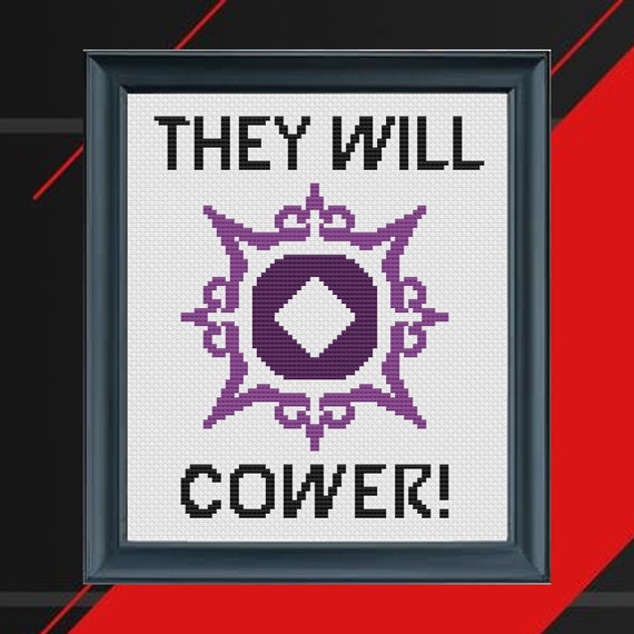 They Will Cower Reyna Ultimate Empress Valorant Cross - Etsy