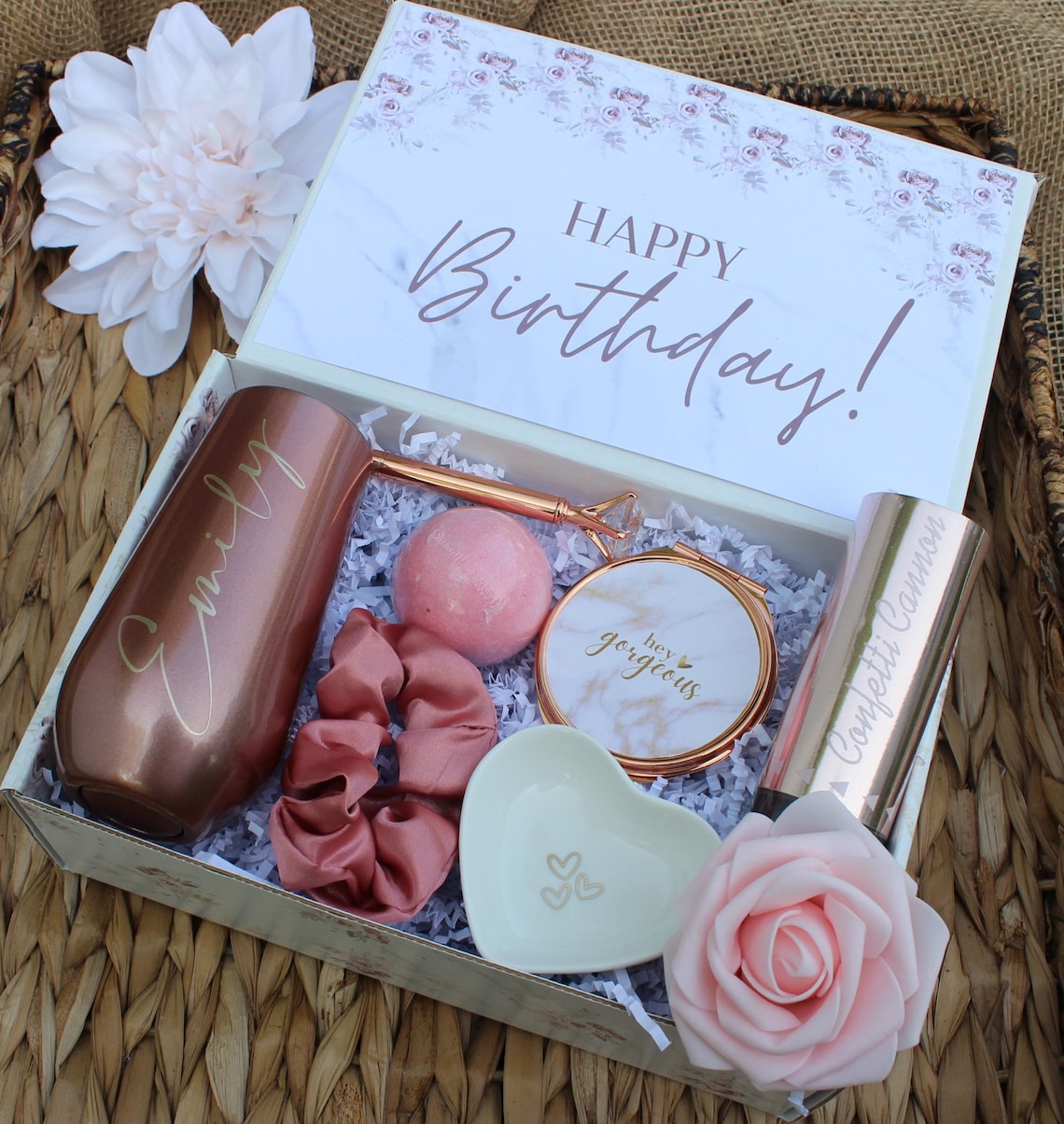 Happy Birthday Gift Box Bridal Party Gift Box Celebration - Etsy