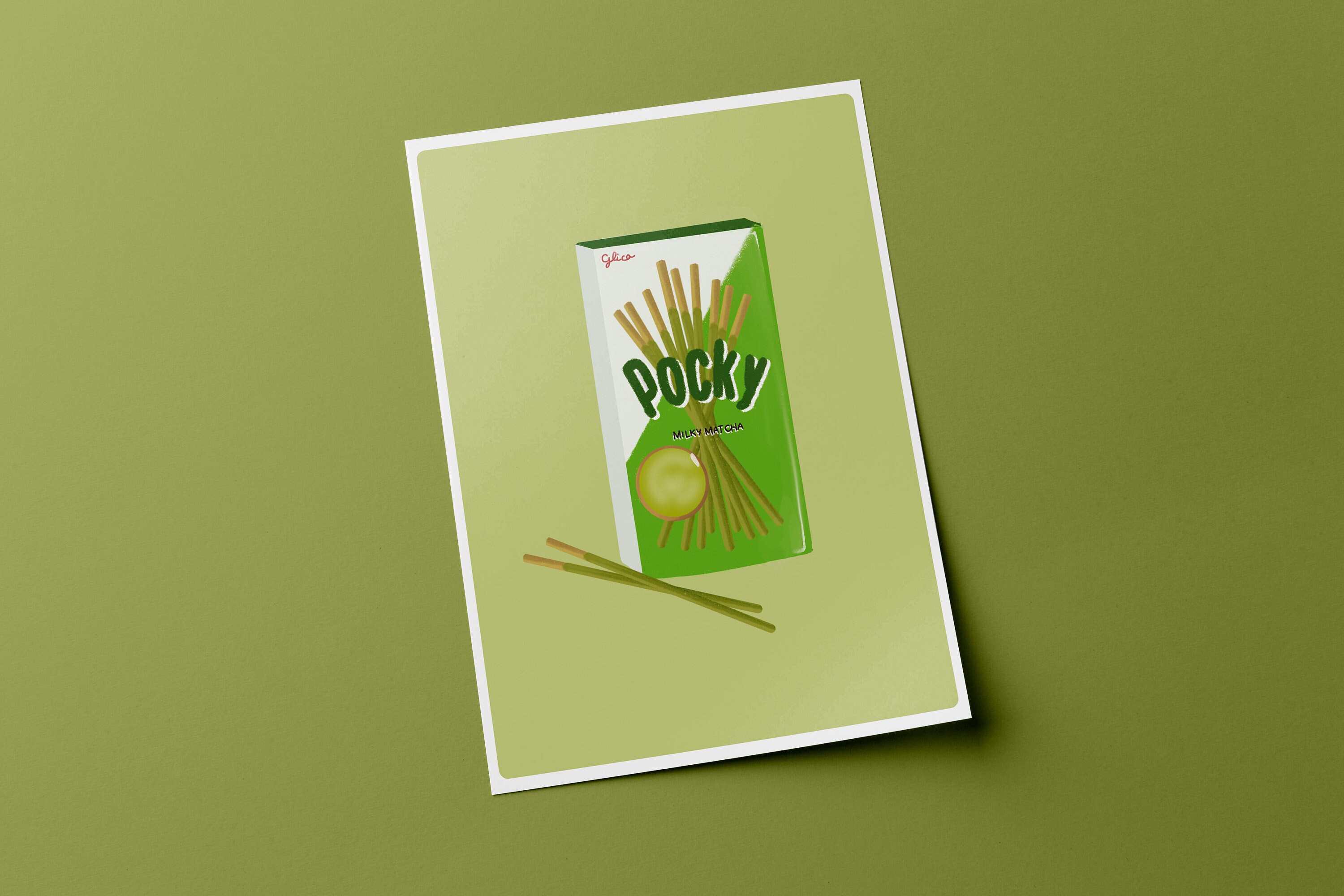 Japanese Pocky Poster, Matcha, Japanese Wall Art, Japan Travel ...