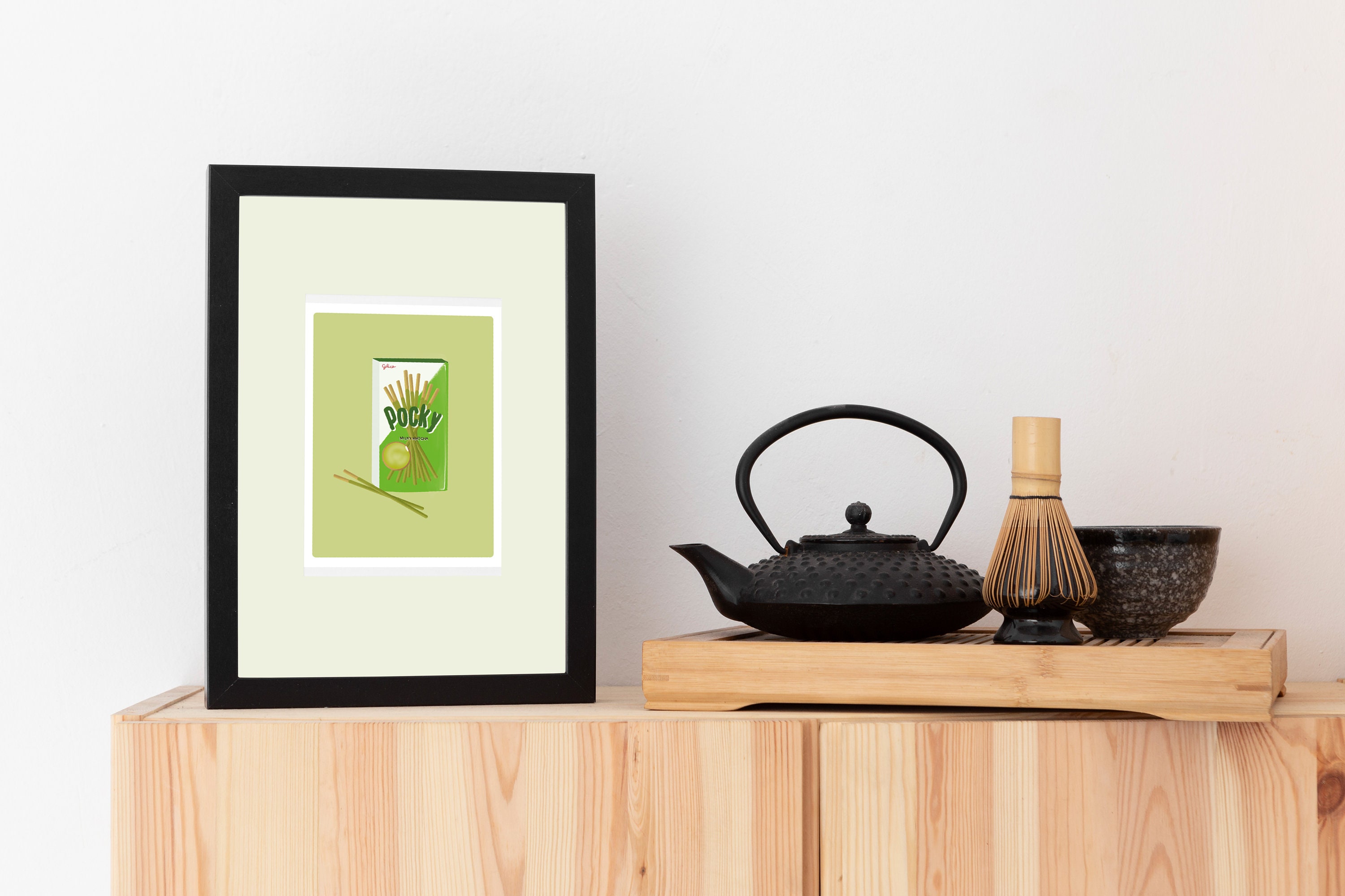 Japanese Pocky Poster, Matcha, Japanese Wall Art, Japan Travel ...