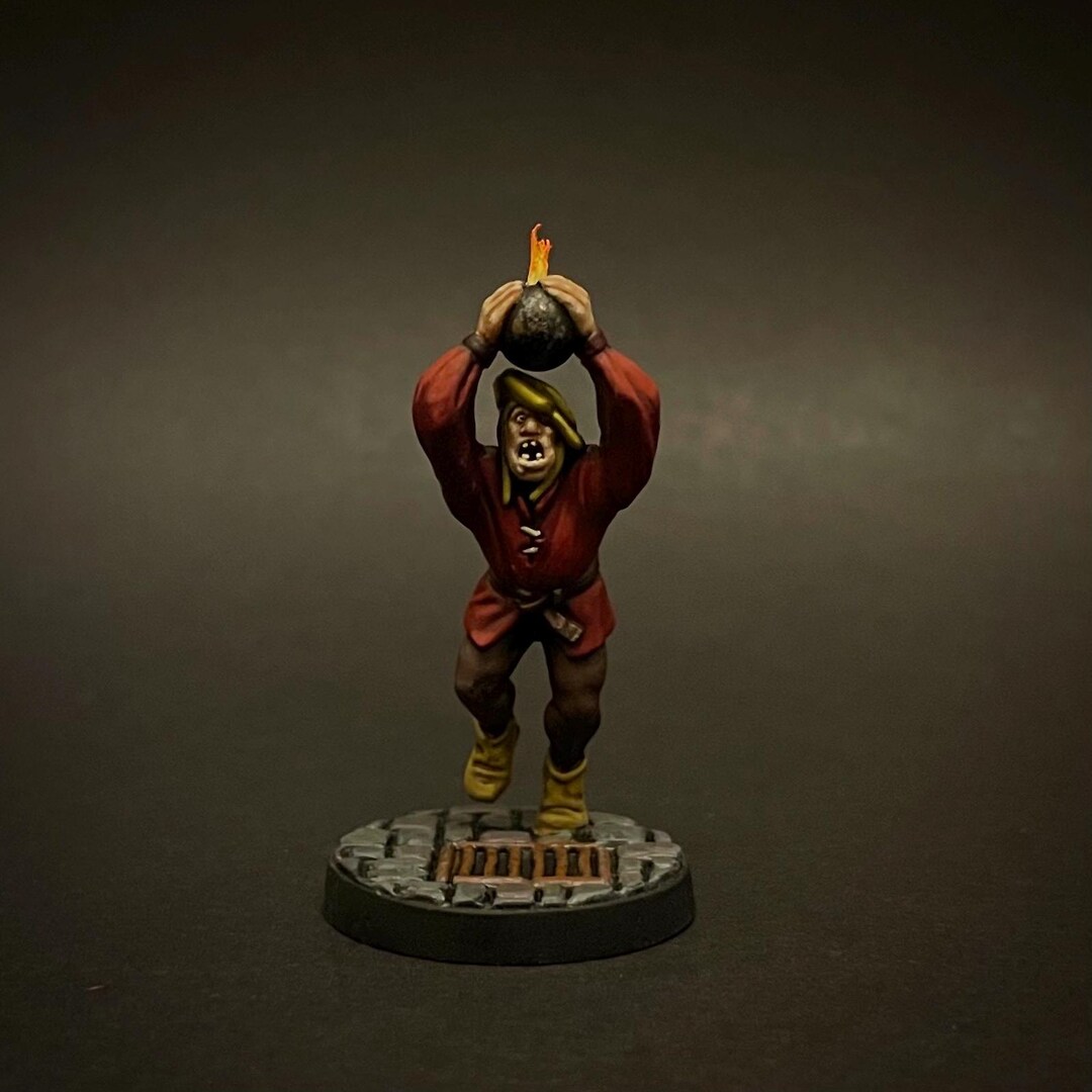 Painted Peasant/madman/npc for Dnd/mordheim/frostgrave/pathfinder/rpg ...