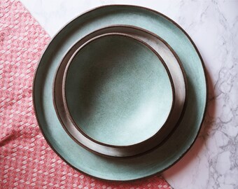 Mint Green Plate - Etsy