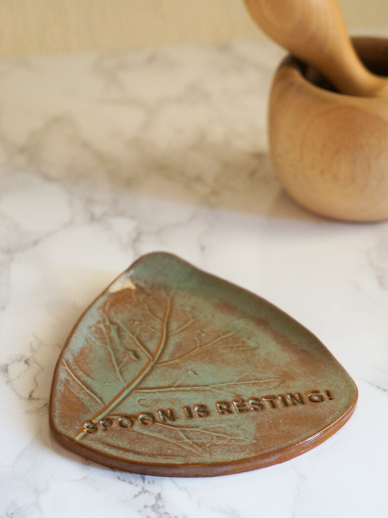 Terracotta Spoon Rest Ceramic Spoon Holder Ladle Rest - Etsy