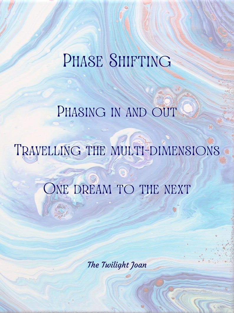 PHASE SHIFTING Acrylic Pour Painting, Fluid Art, Cosmic, Celestial ...