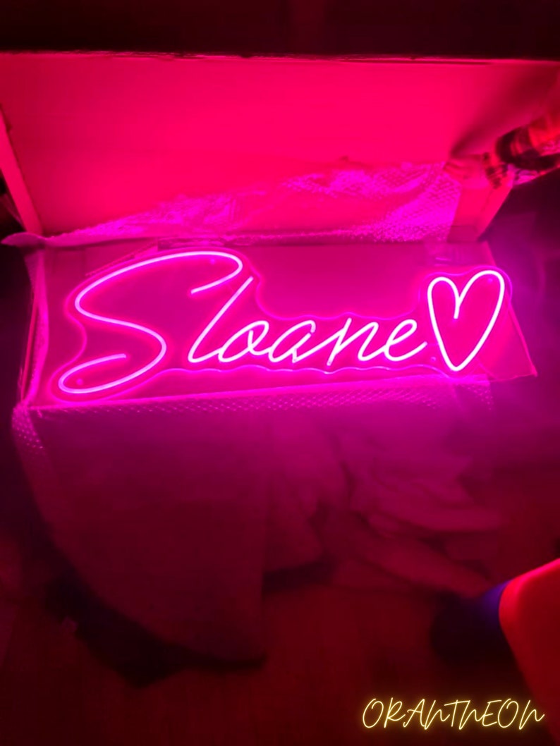 Custom Name Neon Sign | Name Neon Sign Custom Neon Sign Wedding Neon ...