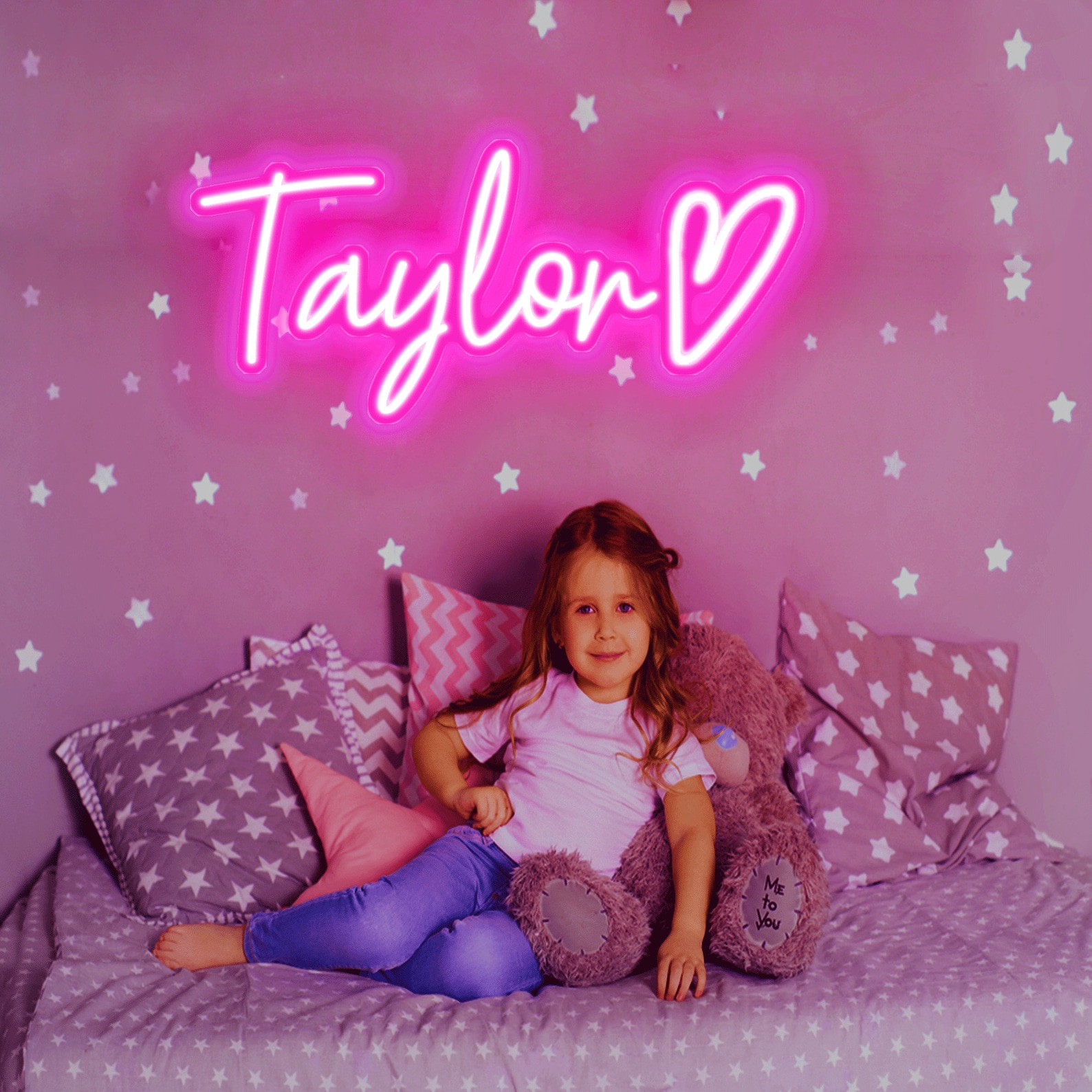 Custom Neon Sign for Kids Bedroom Custom Name Neon Sign Home - Etsy