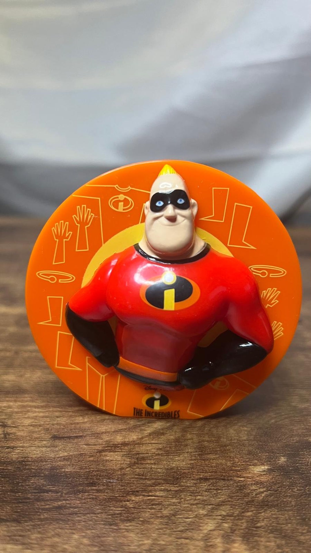 Bob Parr Pixar Animation Studio Fridge Magnet Tape Holder. Vintage ...