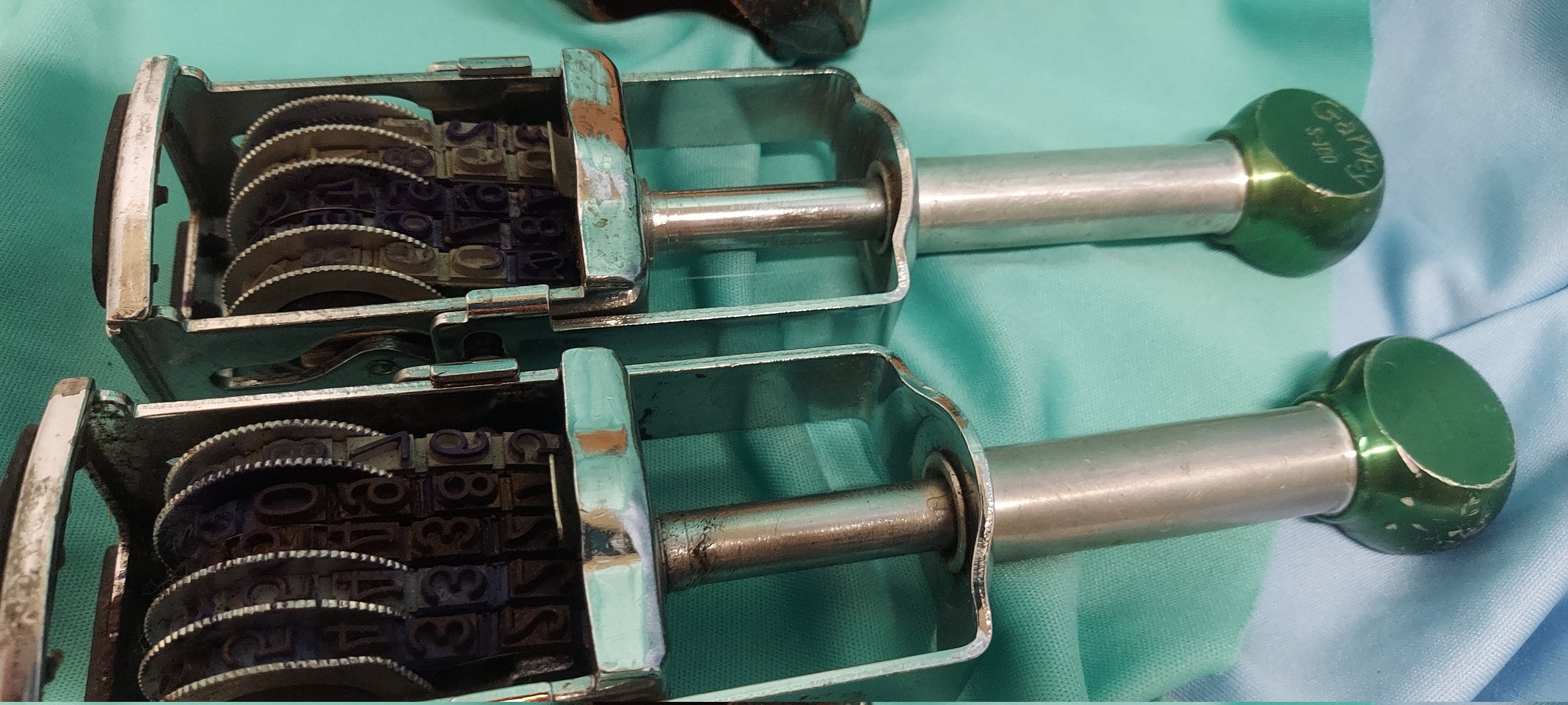 2 Vintage Garvey Pricing Guns With 1 Leather Holster Model - Etsy