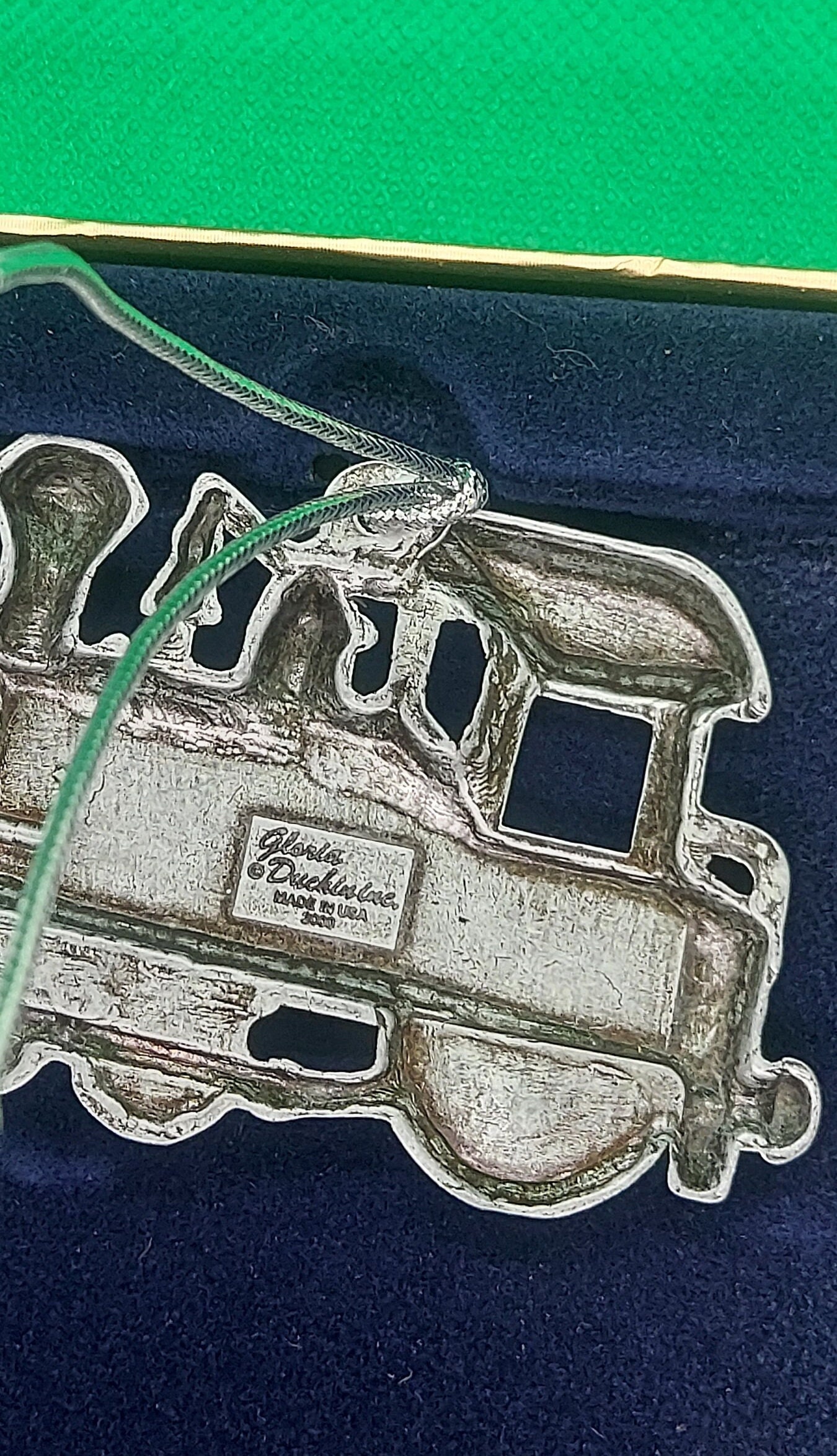Vintage Duke Energy Pewter Train Ornament Made in Usaartist - Etsy