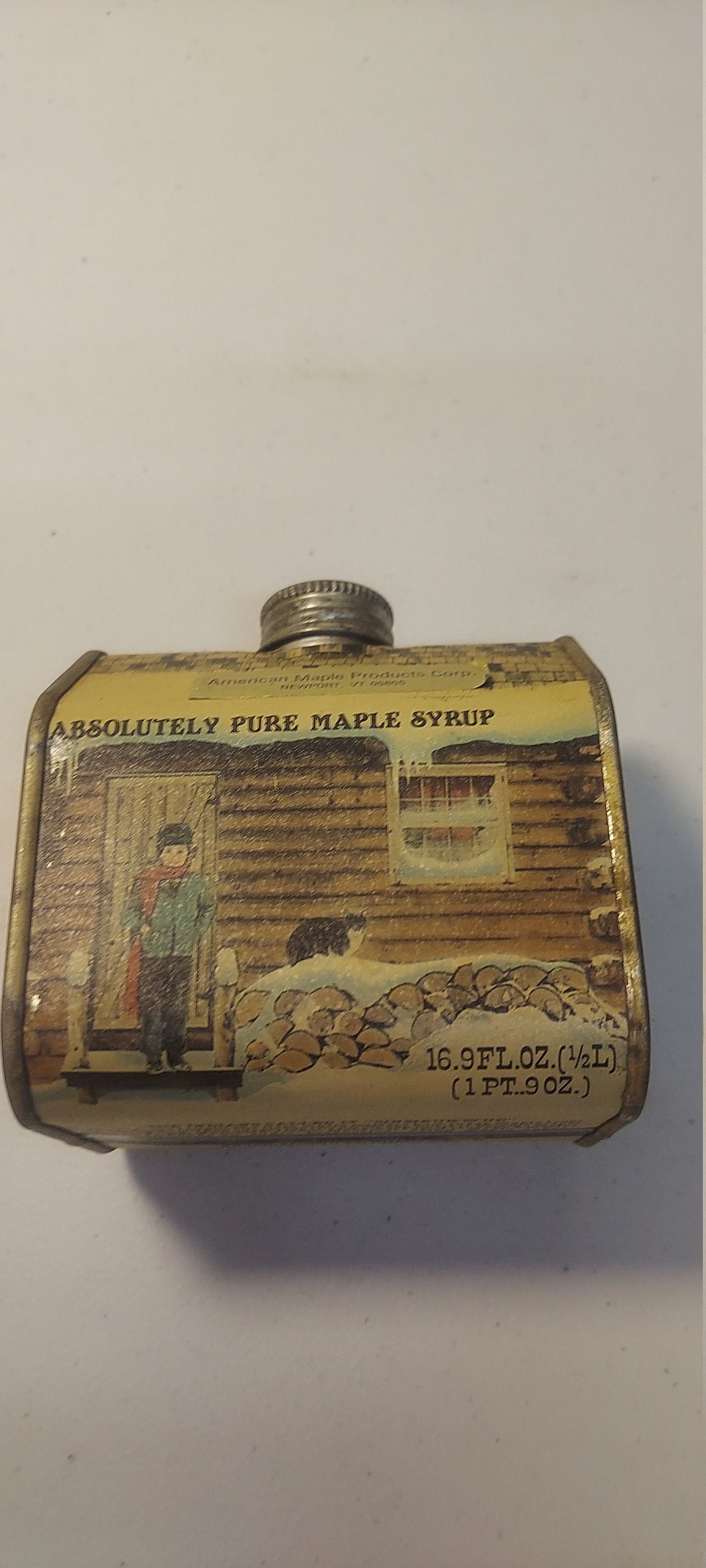 Vintage 1984 Maple Syrup Advertising Tin American Maple - Etsy