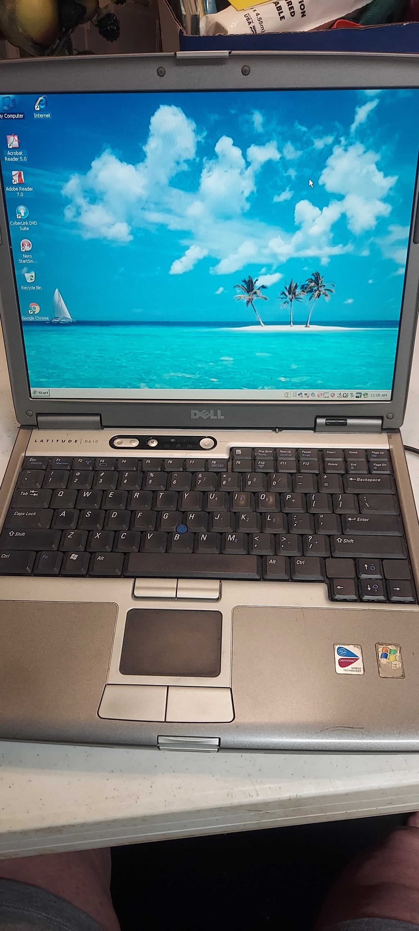 Vintage Dell Latitude D610 Laptop With Dvd Player and Replacement AC ...