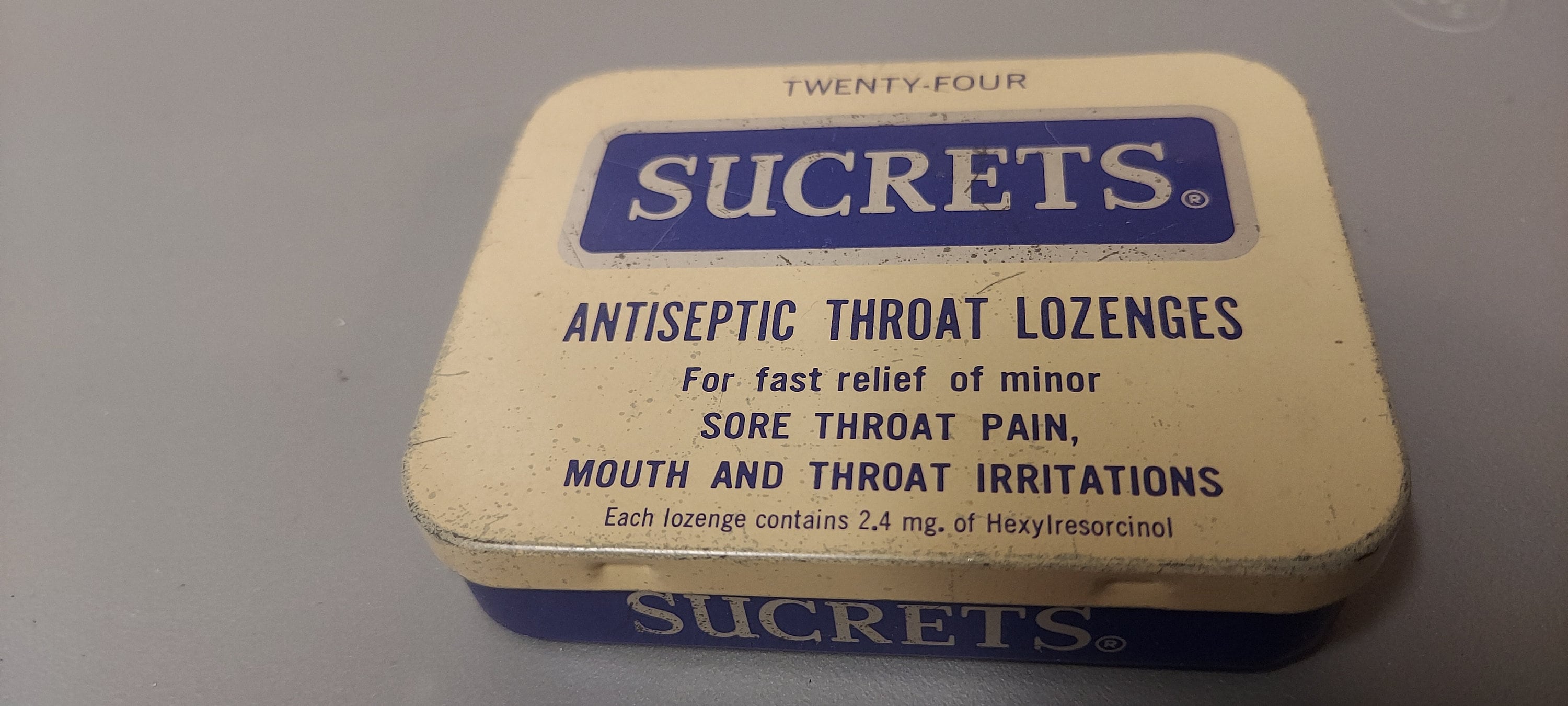 Vintage Sucrets Tins Antiseptic Throat Lozenges Quinton - Etsy