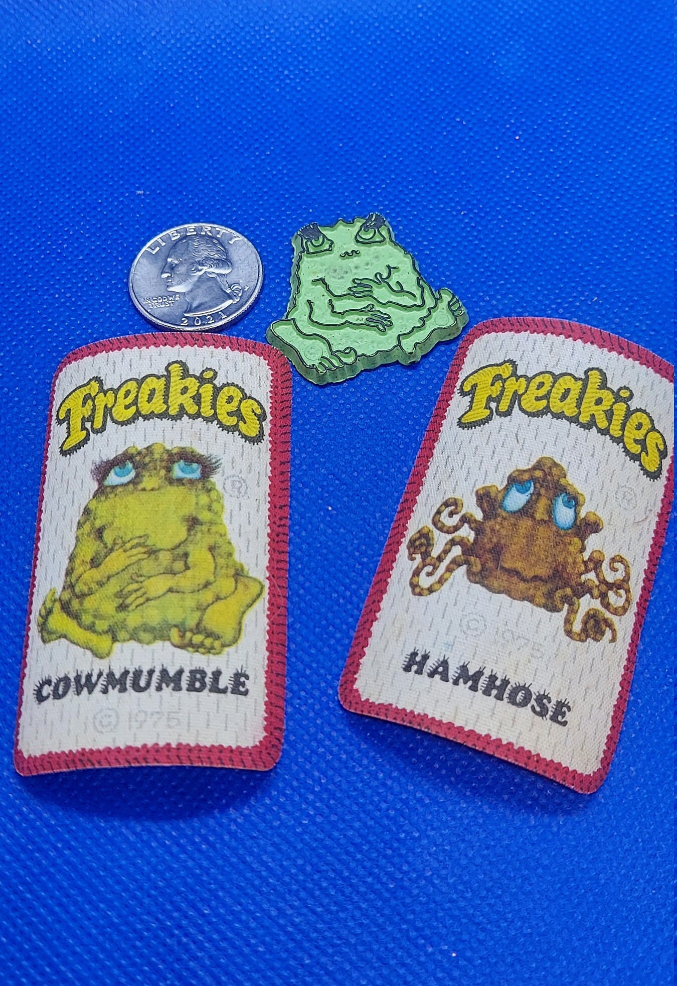 Vintage 1975 Freakies Cereal Advertising Items, Cowmumble Iron On ...