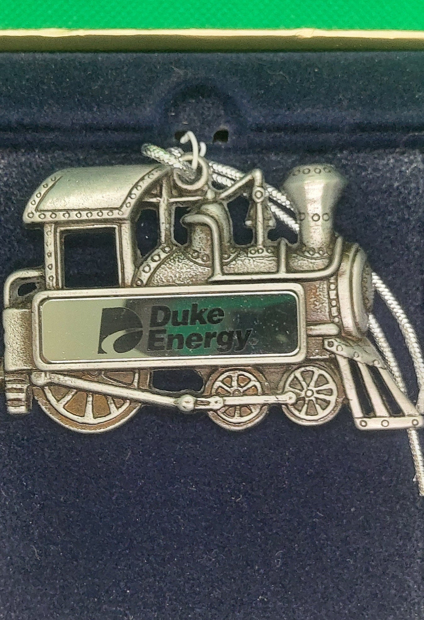 Vintage Duke Energy Pewter Train Ornament Made in Usaartist - Etsy