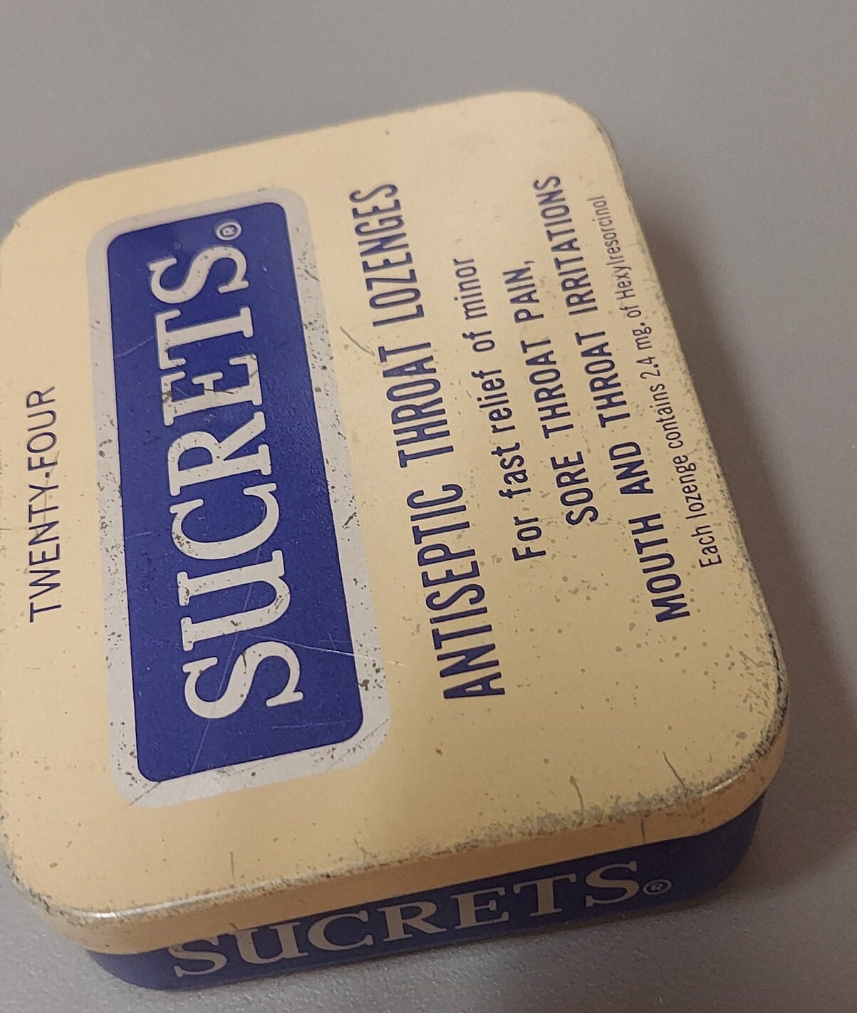 Vintage Sucrets Tins Antiseptic Throat Lozenges Quinton - Etsy