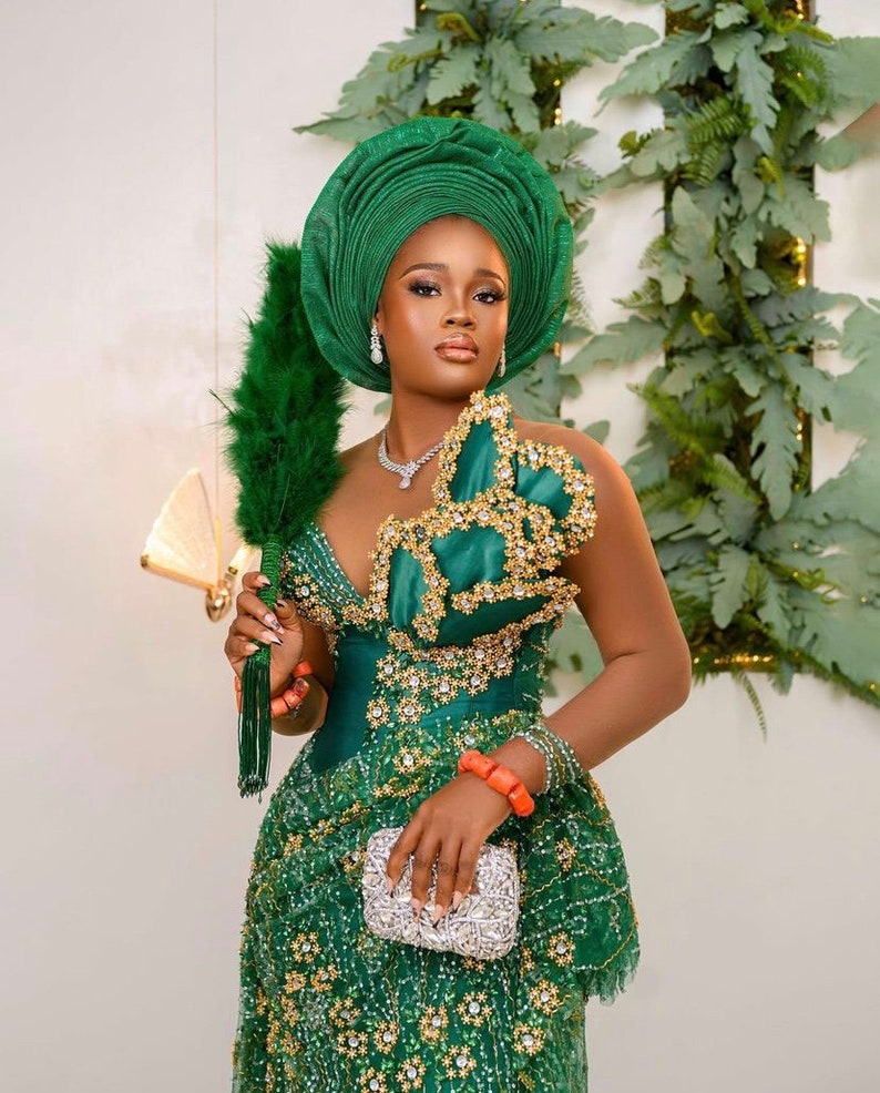 Luxury George Lace Latest Nigerian George African Outfit - Etsy