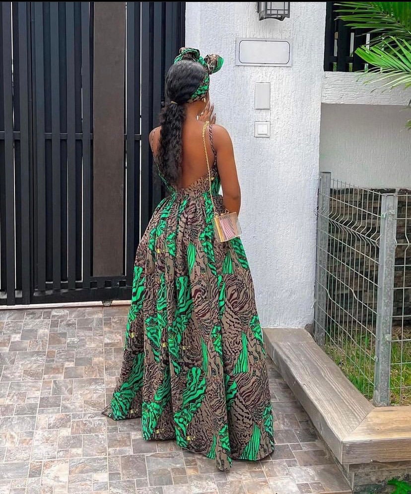 Ankara Dress African Fashion Wear Ankara Casual Dresses Trendy - Etsy