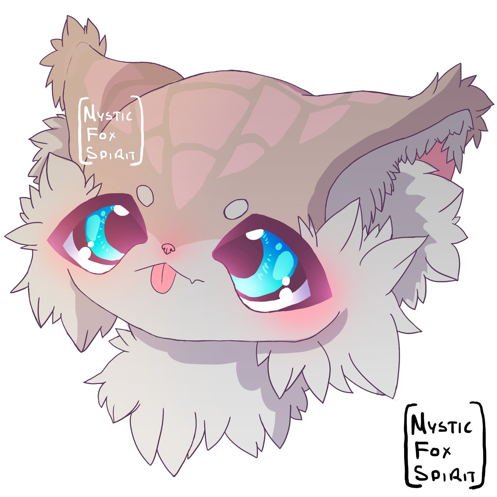 Kemono fursona furry adoptable adopt REF SHEET HEADSHOT - Etsy México