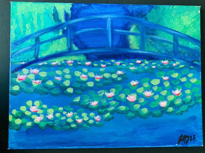 The Famous Bridge Painting - Etsy