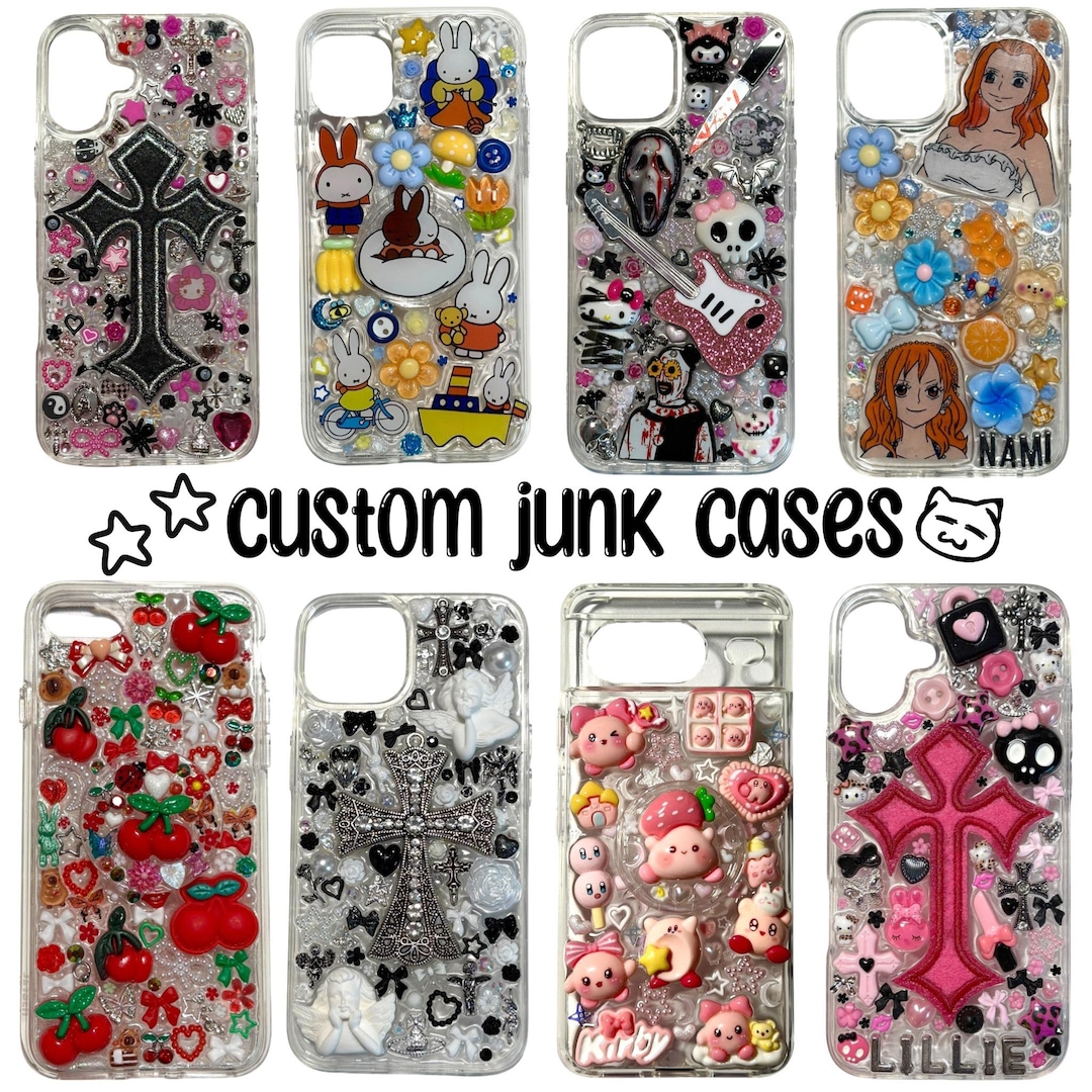 Custom Junk Phone Cases | Alternative, Anime, Superhero, Y2K, Whimsical ...