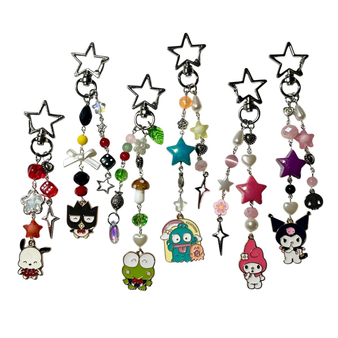 Sanrio Character Charms/ Keychains ||| Kawaii Gift, Kawaii Phone Charm ...