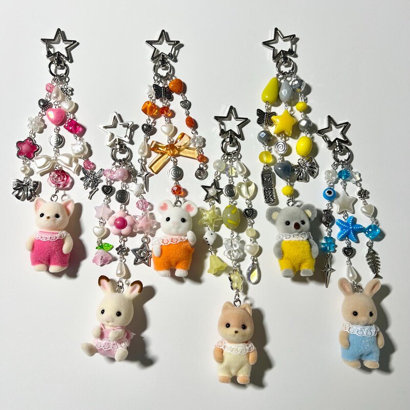 Calico Critters Keychain - Etsy