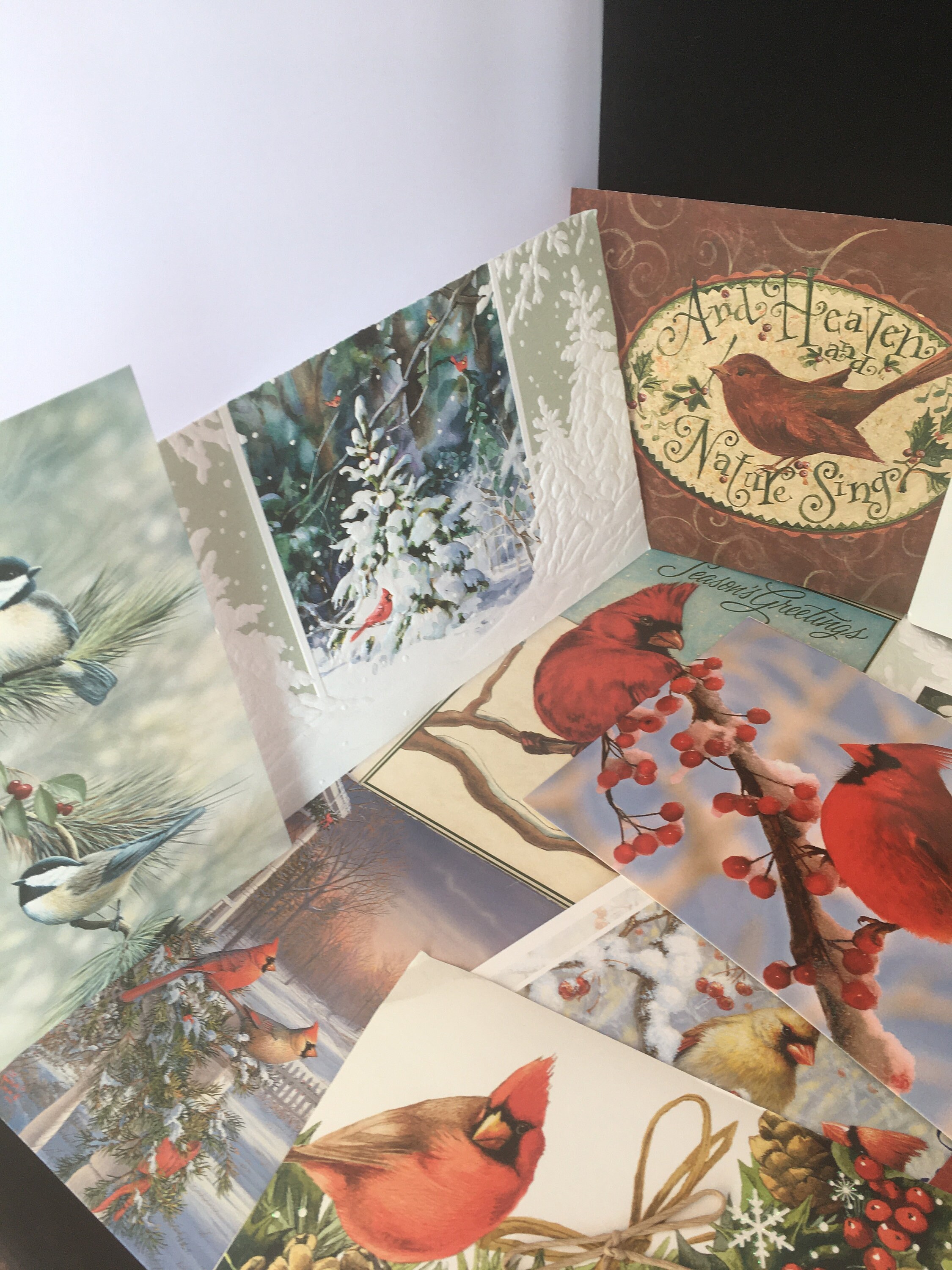 Cardinal Cards FRONTS ONLY Set of 25 Holiday Cards Featuring - Etsy