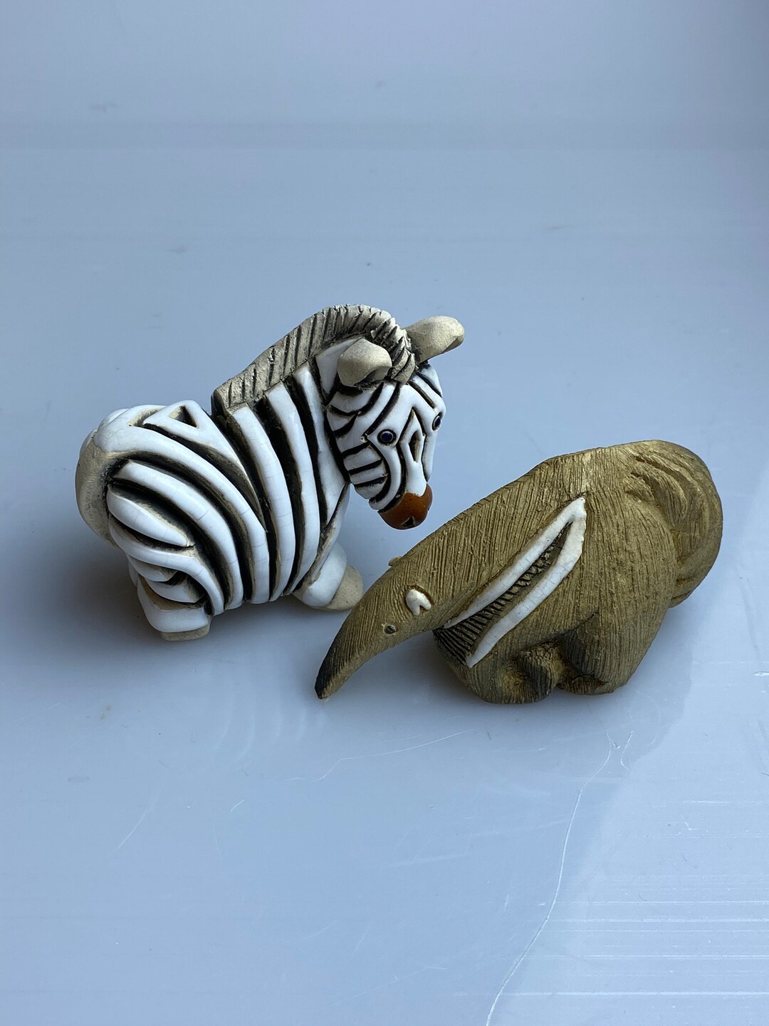 Artesania Rinconada Vintage Figurines, Zebra 48, Anteater 70, Retired ...
