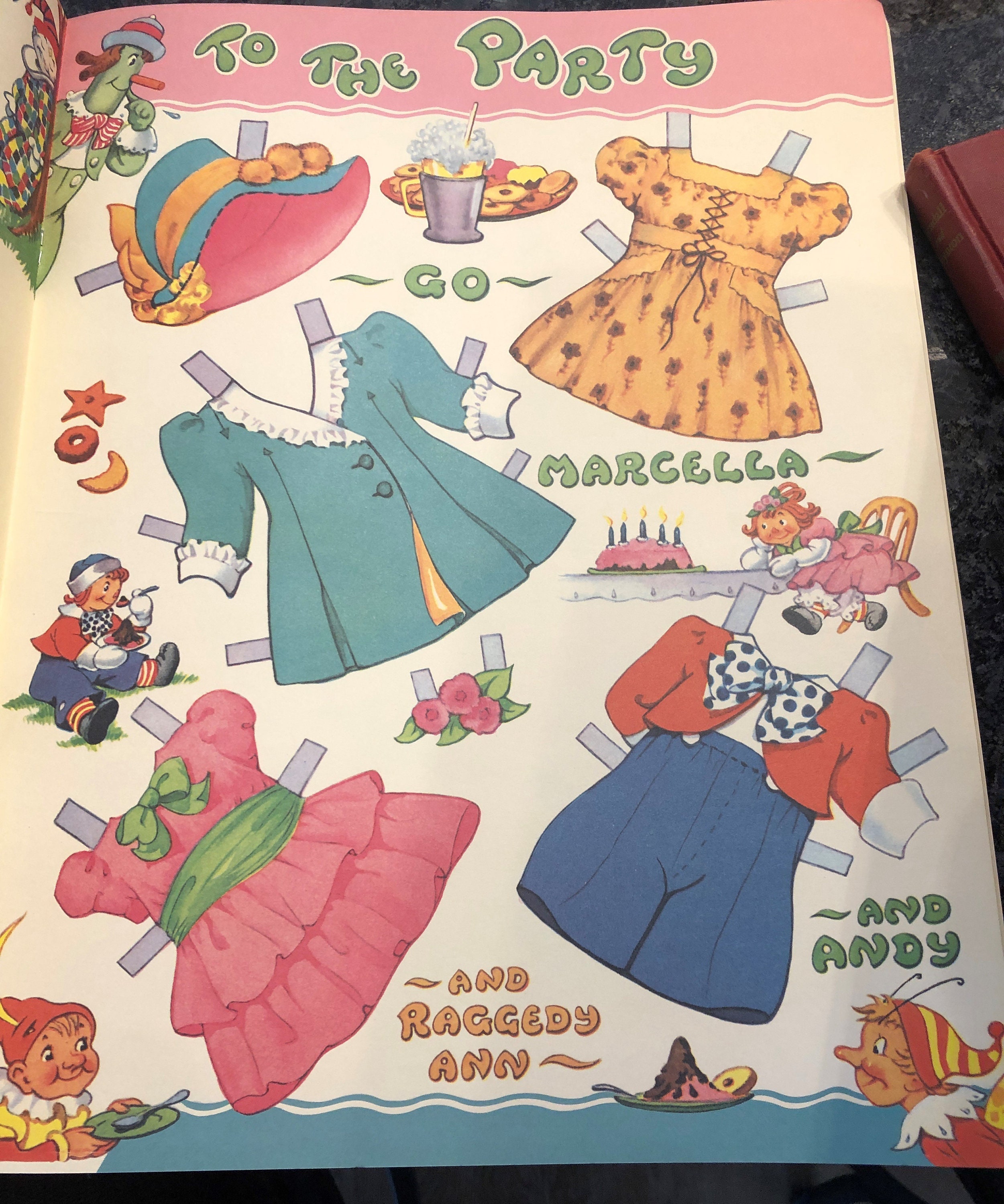 Raggedy Ann Paper Dolls Book From 1995 Unused Raggedy Ann - Etsy