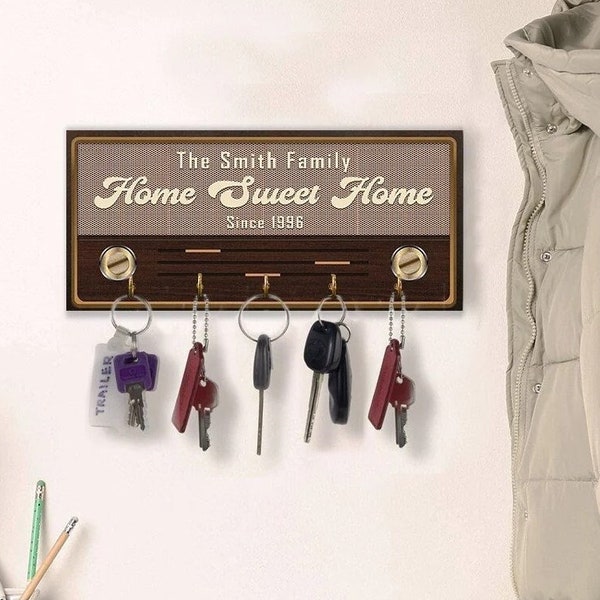 Home Sweet Home Key Holder - Etsy