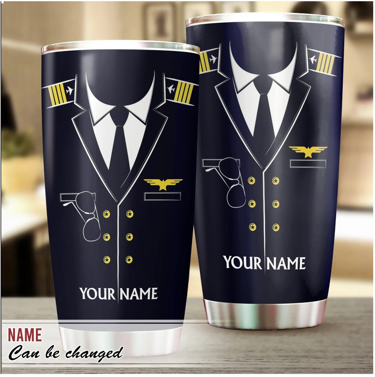 Personalized Pilot Tumbler, Pilot Uniforms, Aviation Tumbler, Pilot ...