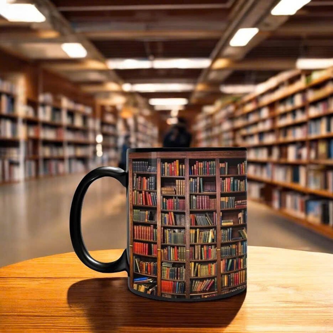 Librarian Mugs, Library Gift, Bookshelf Gift, Books Lover Gift, Gift ...