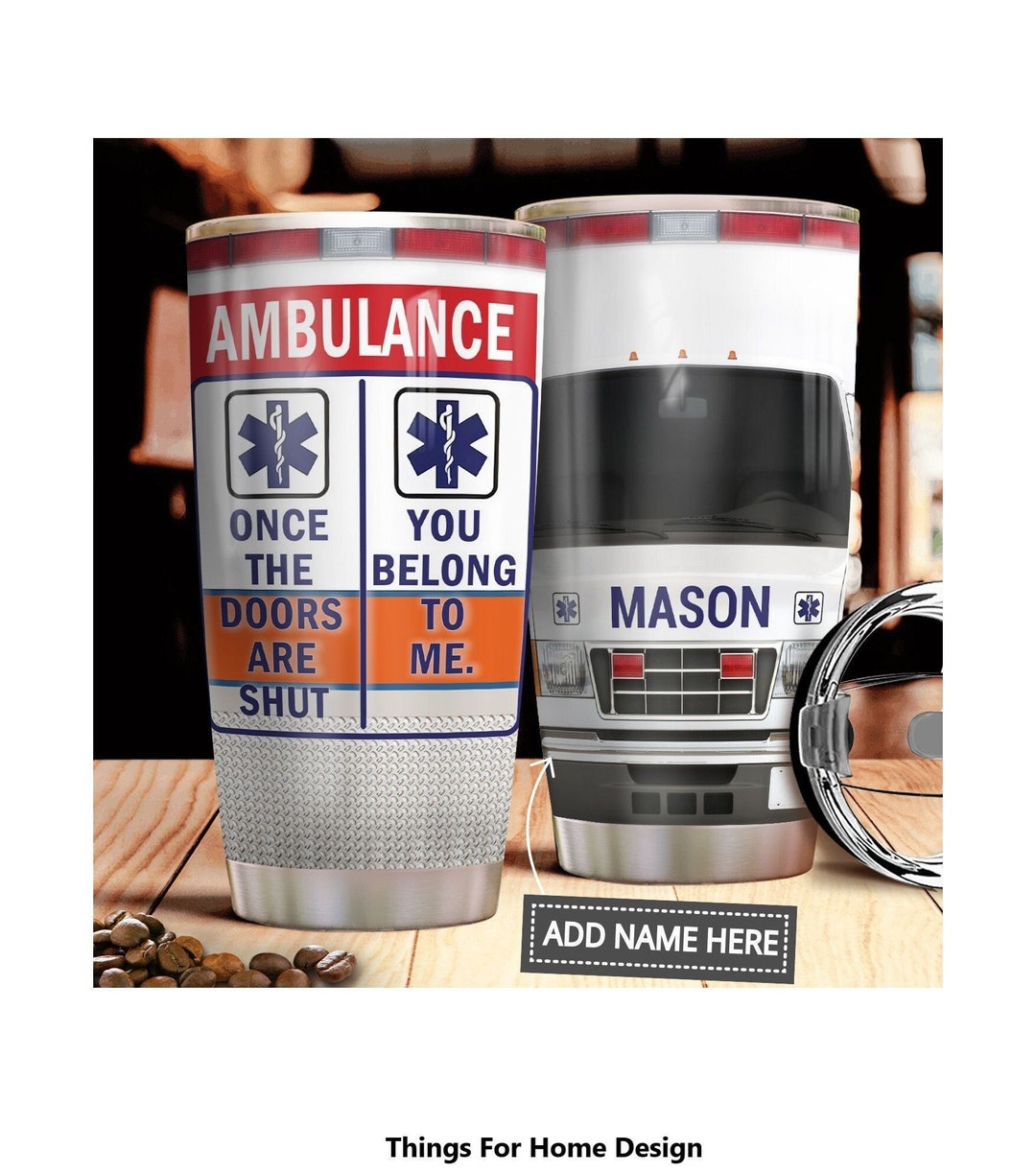 Personalized Ambulance Driver Tumbler: EMS EMT Paramedic Gift - Etsy