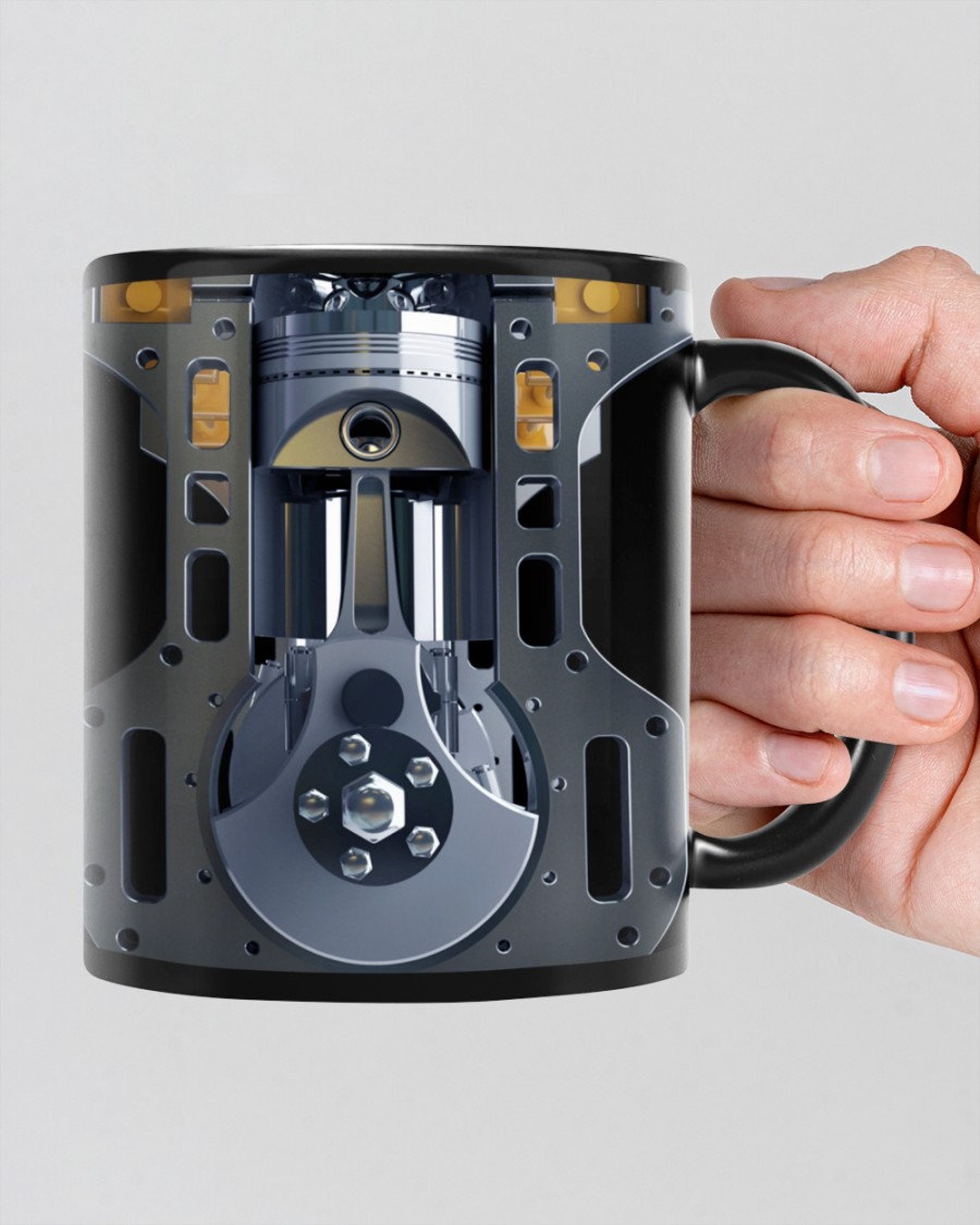 Mechanic Engine Mugs, Cylinder Engine, Machinist Mugs, Engine Gift ...